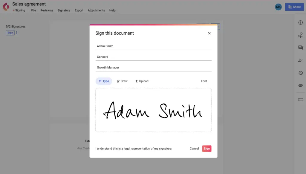 Digital Signature Sample